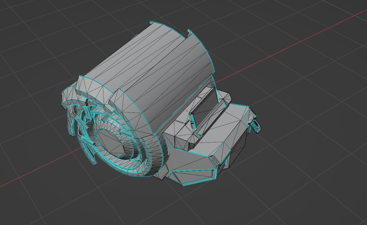 3D model Sci fi computer terminal game asset VR / AR / low-poly | CGTrader