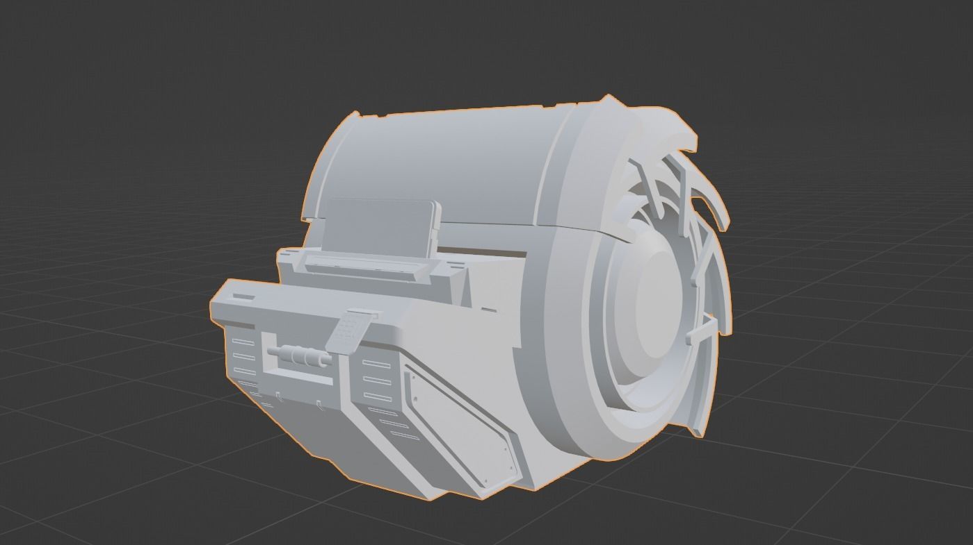 3D model Sci fi computer terminal game asset VR / AR / low-poly | CGTrader