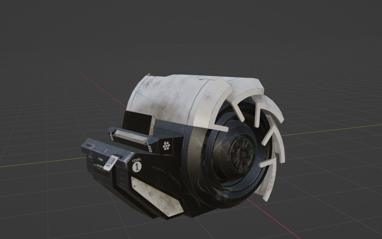 3D model Sci fi computer terminal game asset VR / AR / low-poly | CGTrader