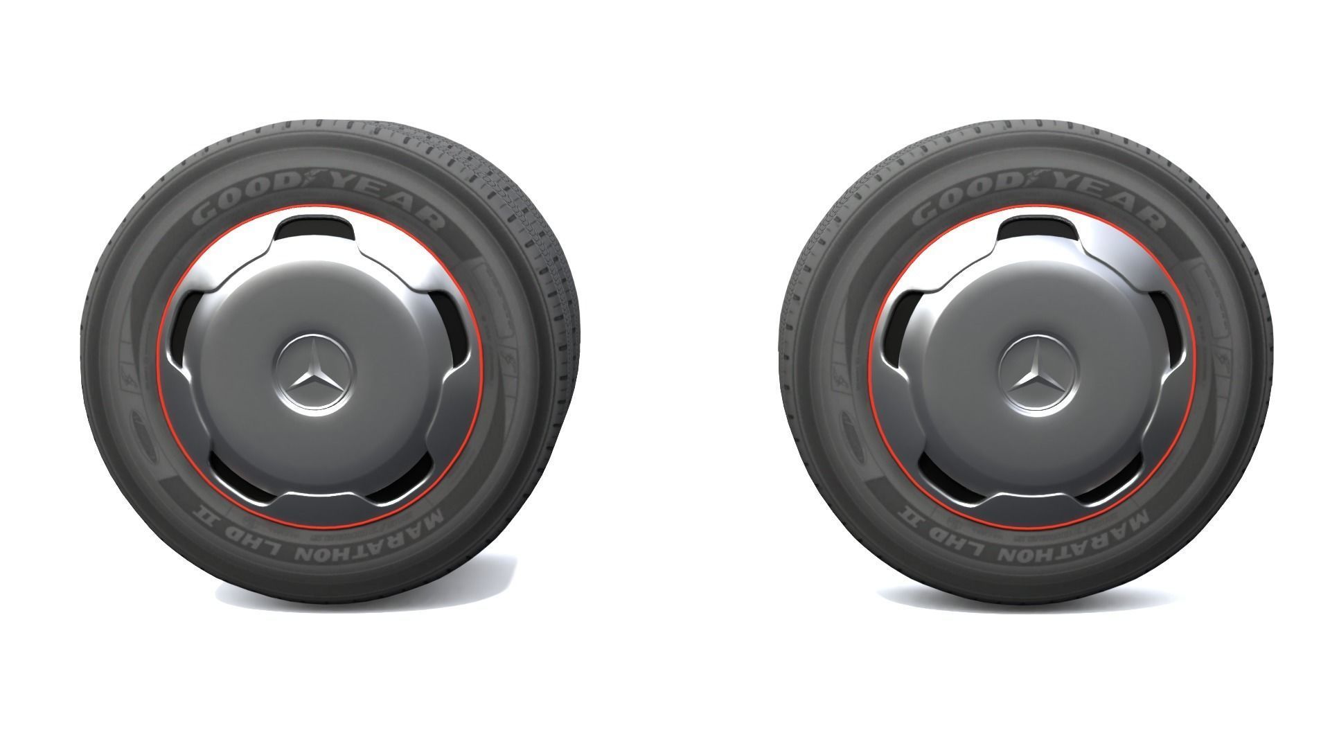 Mercedes Benz Bus Wheel 3D model | CGTrader