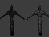 3D model Warframe Monster Persona low poly and high poly VR / AR / low ...