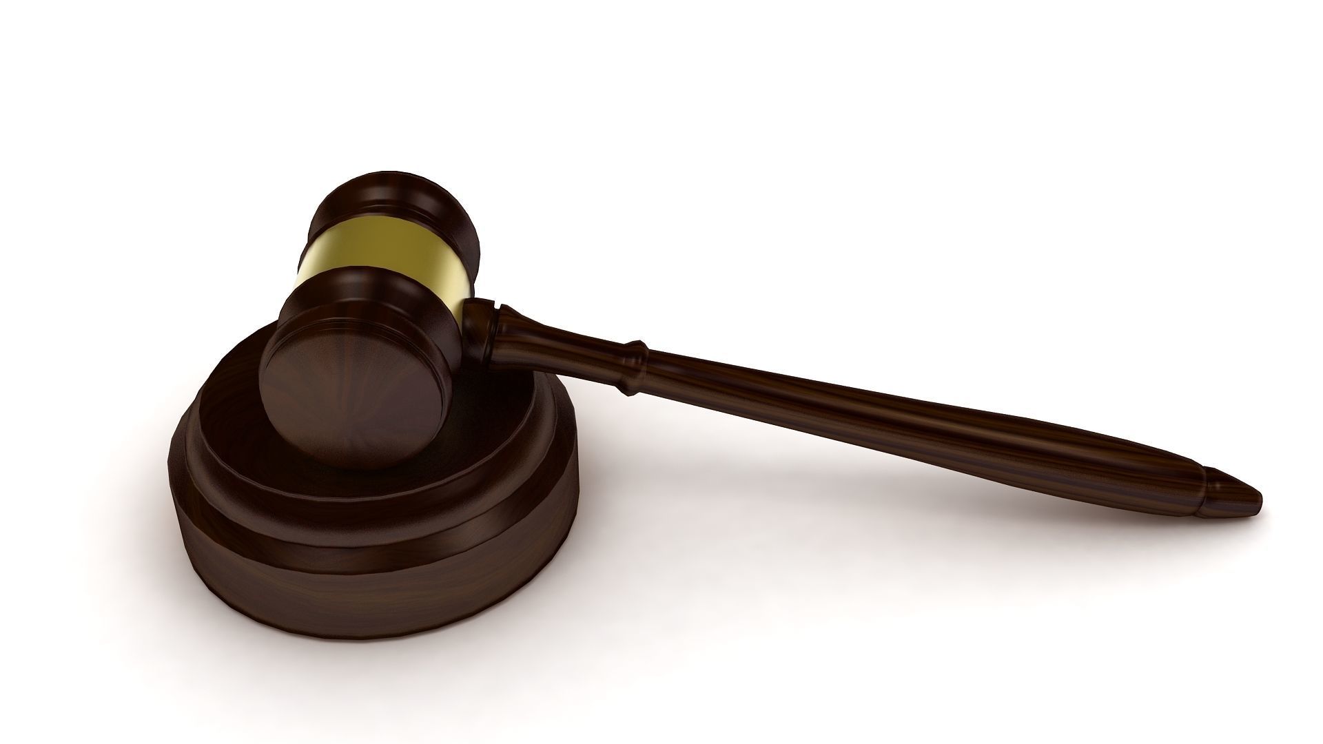 legal gavel set 3D model | CGTrader