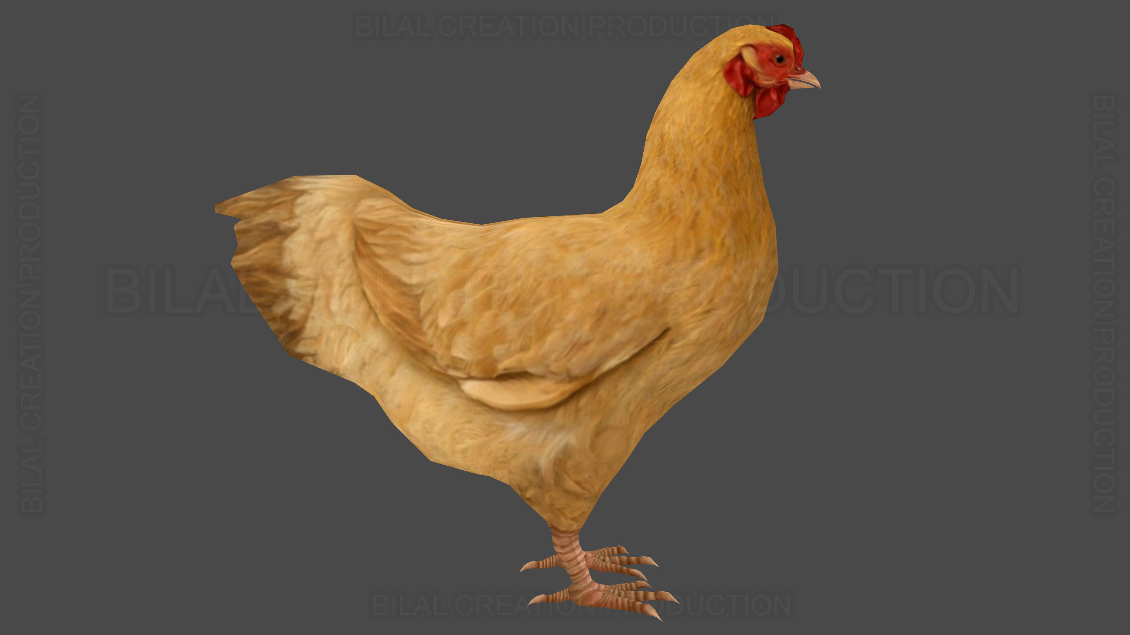 3D model Hen chicken Animated VR / AR / low-poly | CGTrader