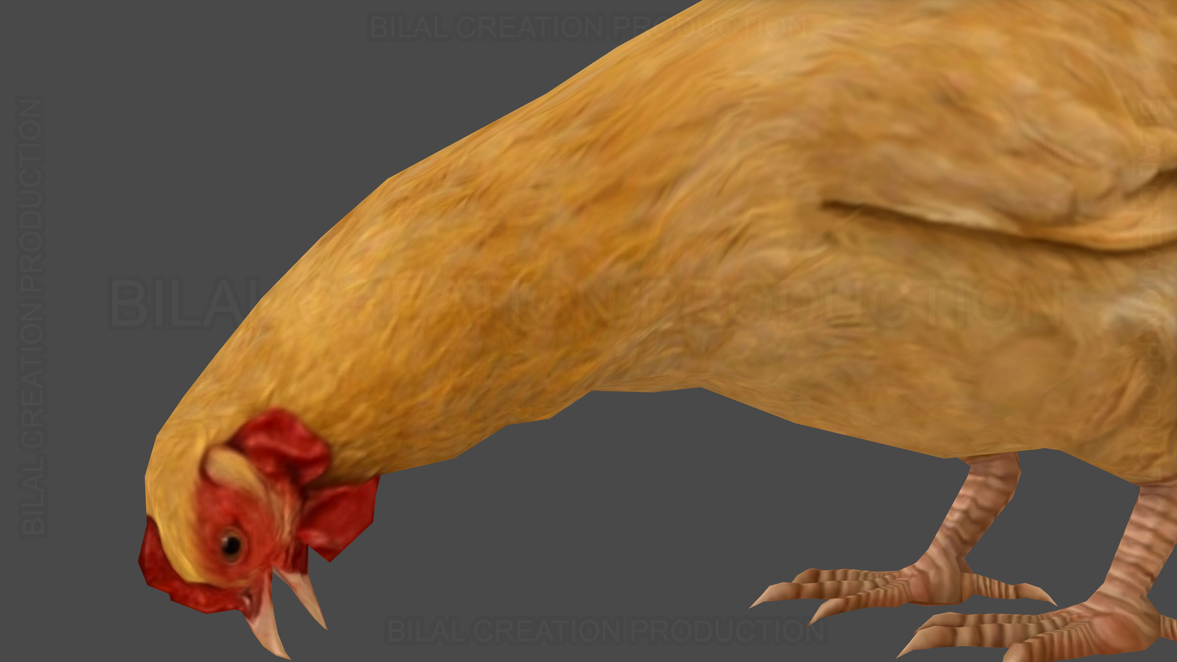 3D model Hen chicken Animated VR / AR / low-poly | CGTrader