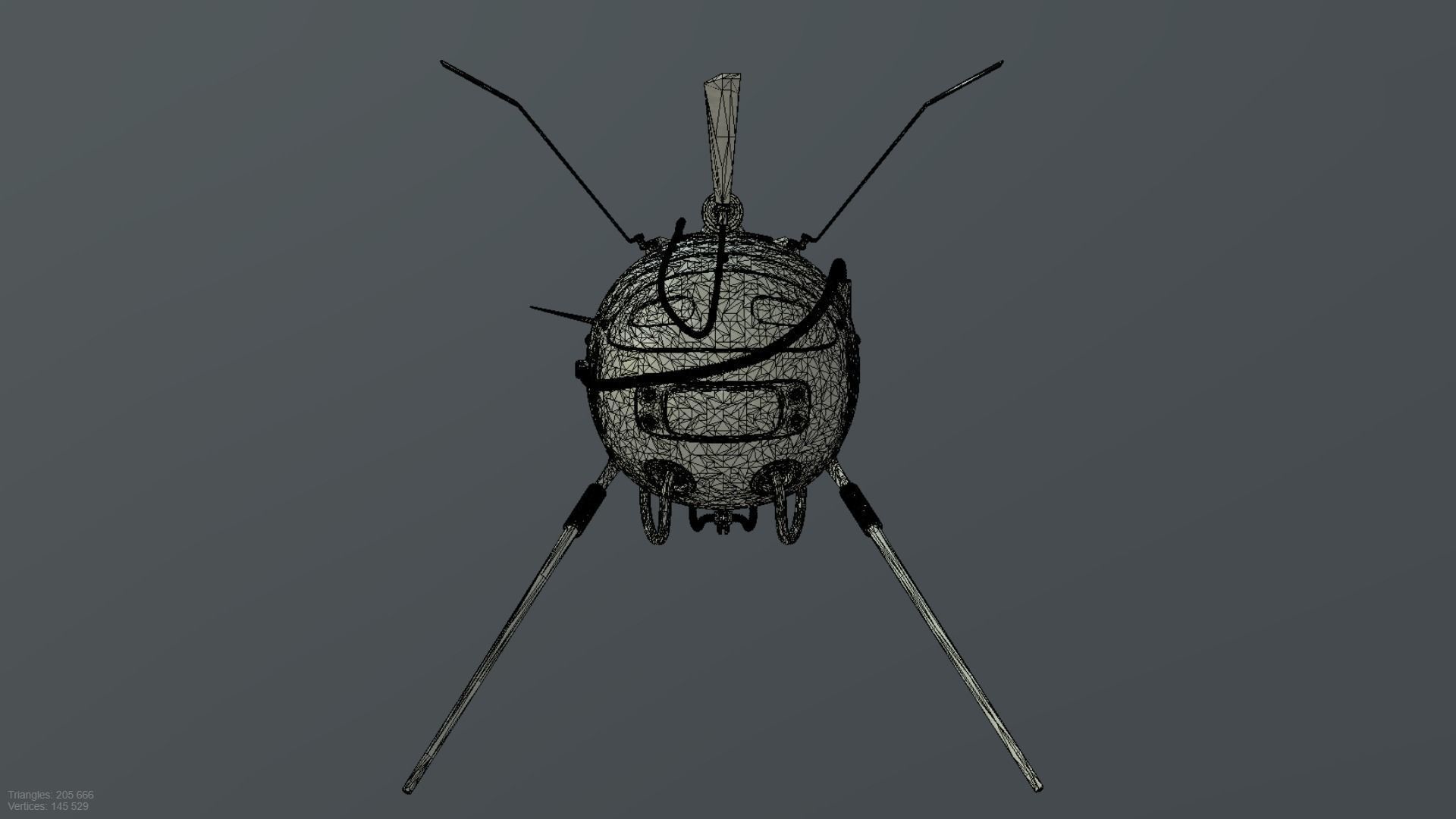 3D model FALLOUT EYE DROID BOT PBR VR / AR / low-poly | CGTrader