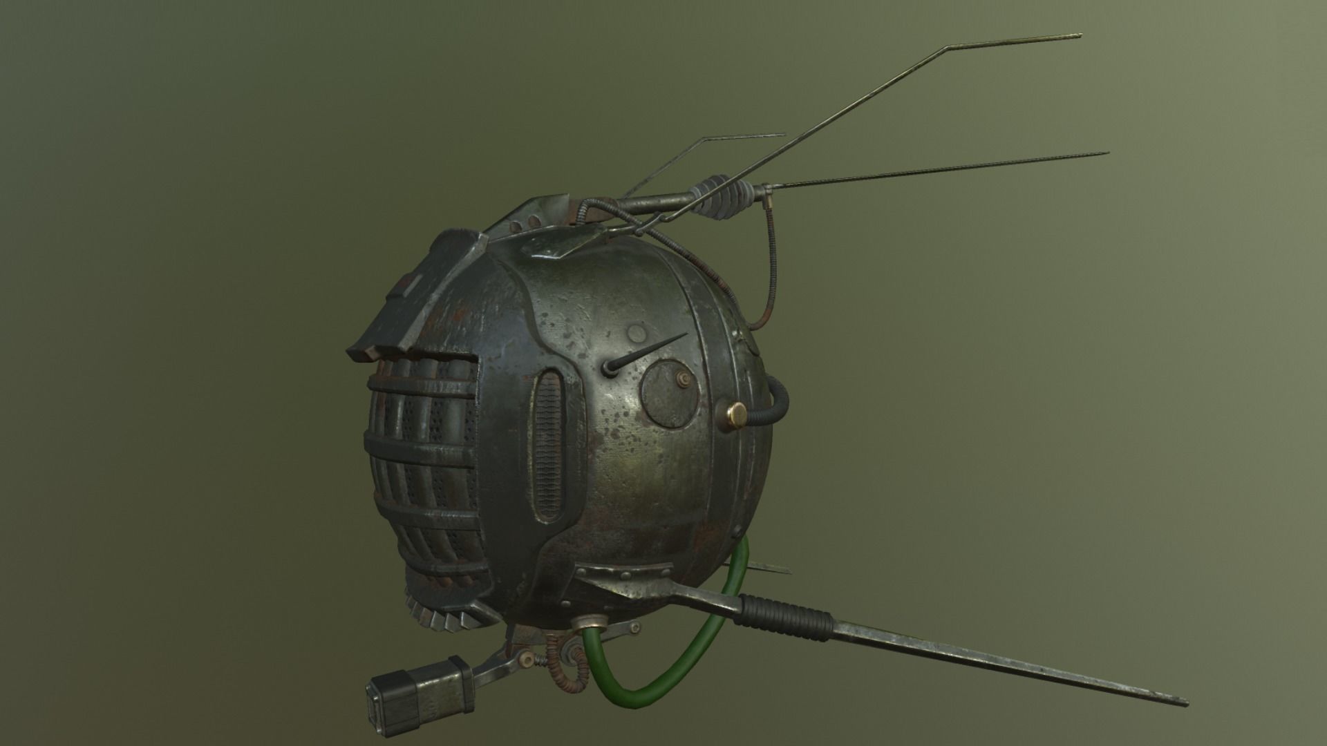 3D model FALLOUT EYE DROID BOT PBR VR / AR / low-poly | CGTrader