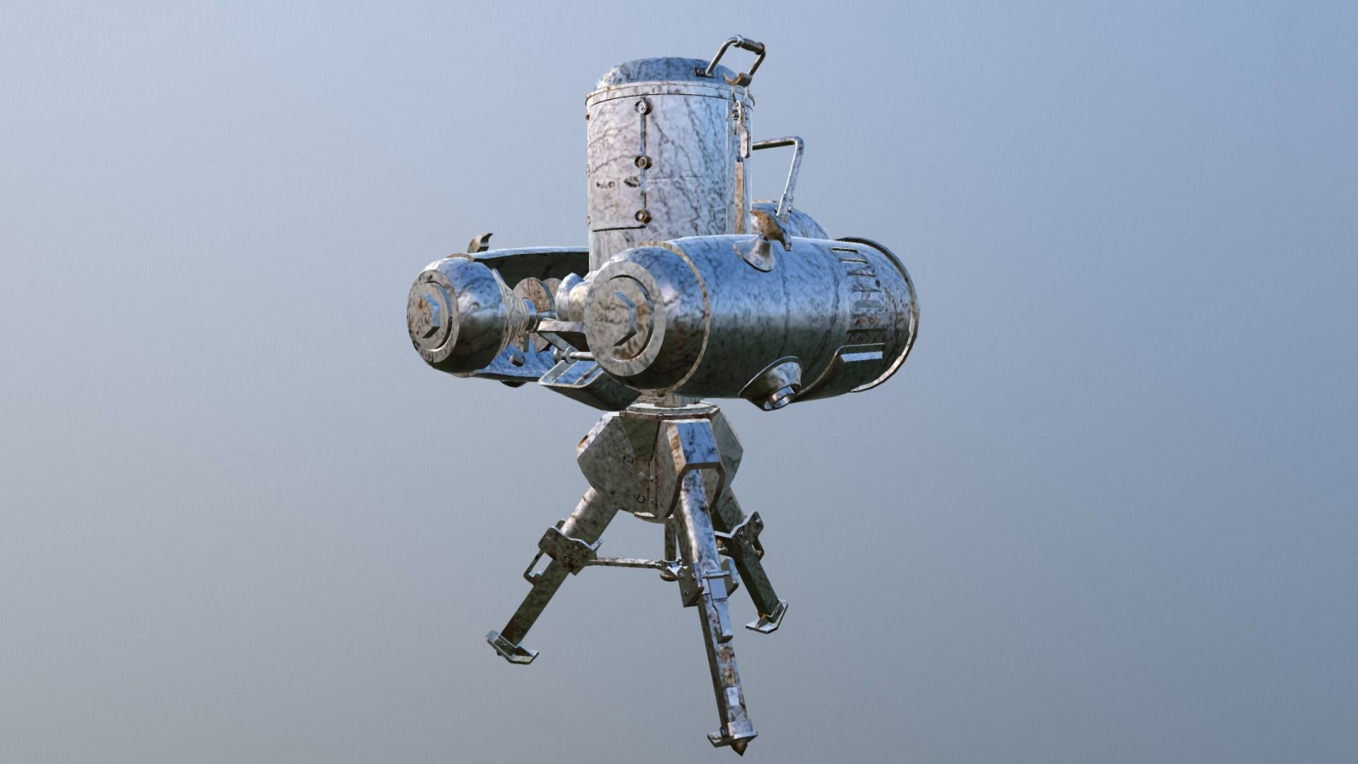 3D model FALLOUT TURRET SENTRY PBR VR / AR / low-poly | CGTrader