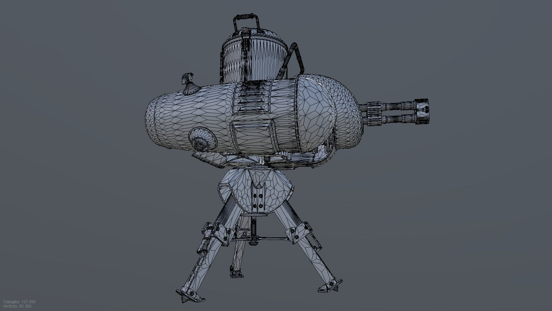 3D model FALLOUT TURRET SENTRY PBR VR / AR / low-poly | CGTrader
