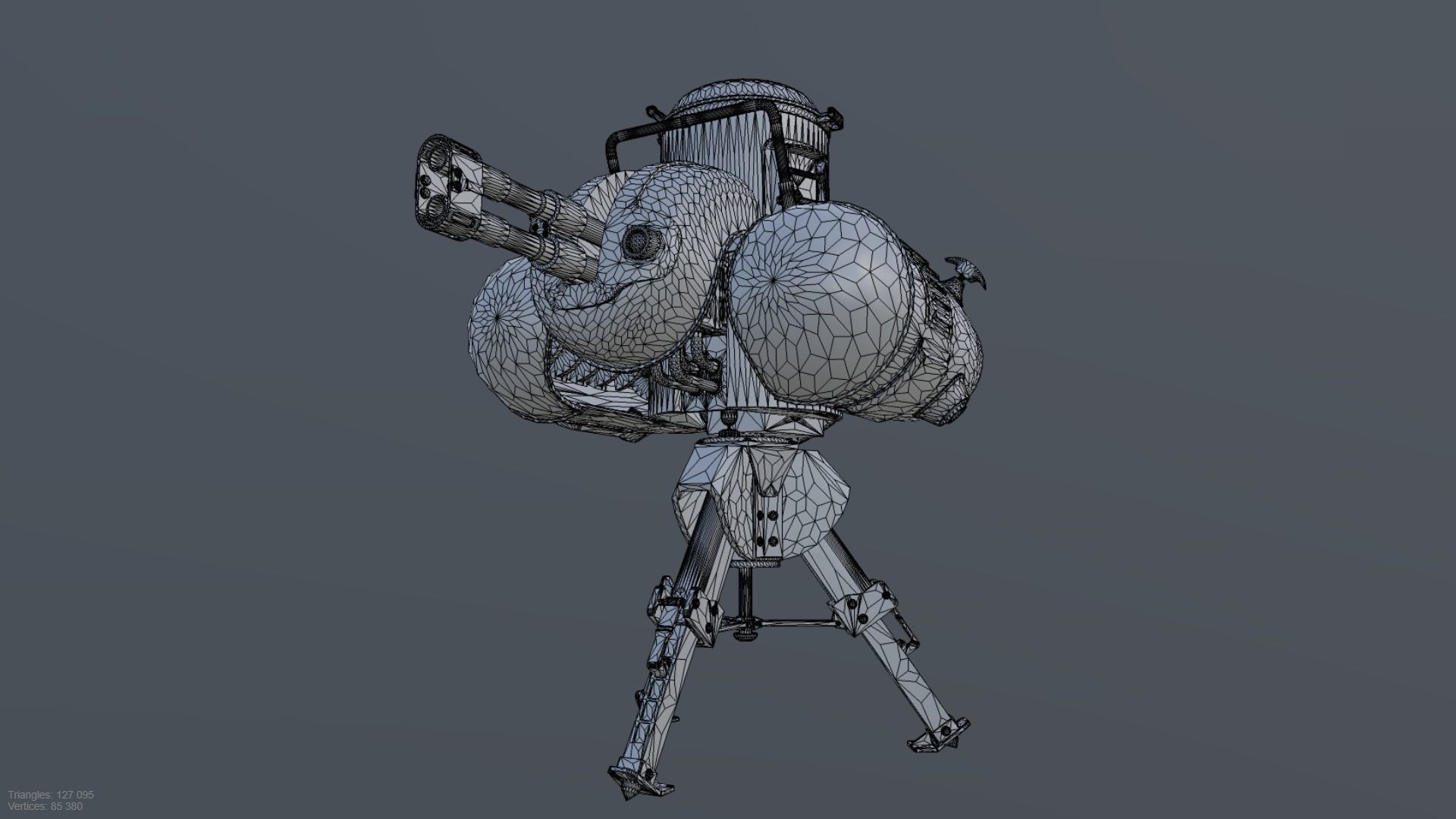 3D model FALLOUT TURRET SENTRY PBR VR / AR / low-poly | CGTrader