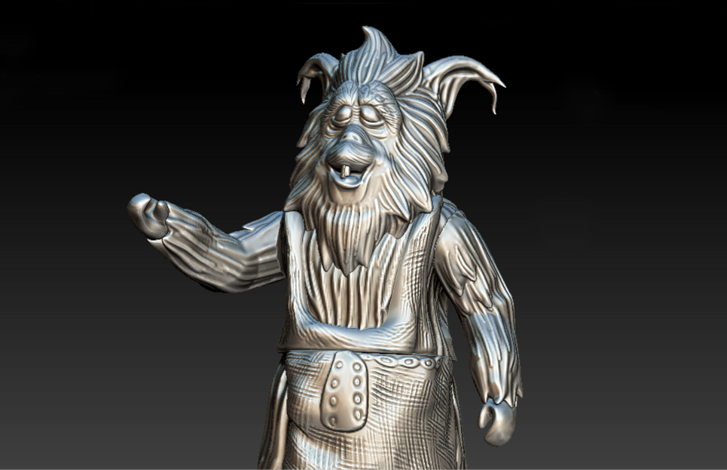 TEEK EWOK ENDOR 3 INCH 3D model 3D printable | CGTrader