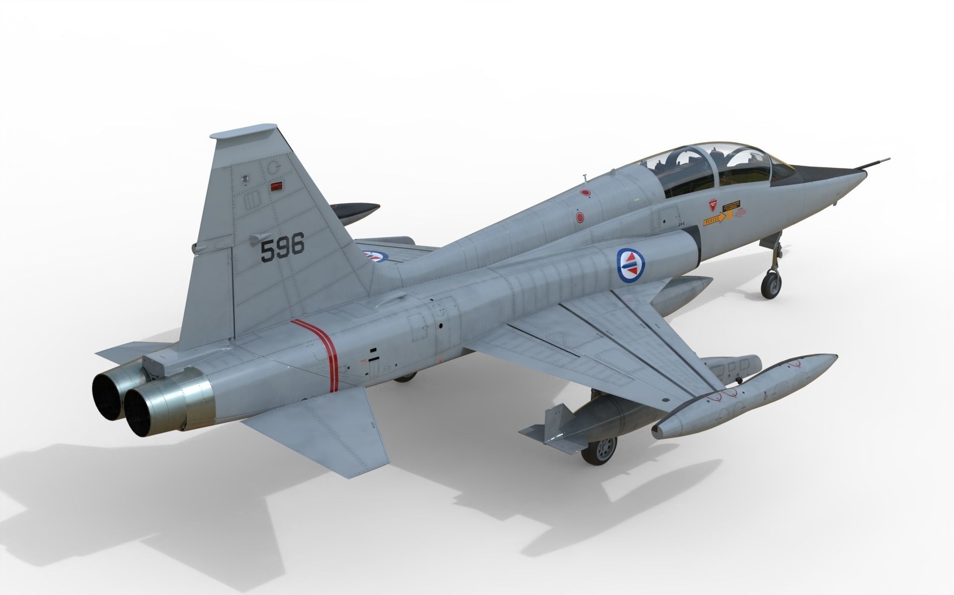 F-5B Freedom fighter 3D model | CGTrader