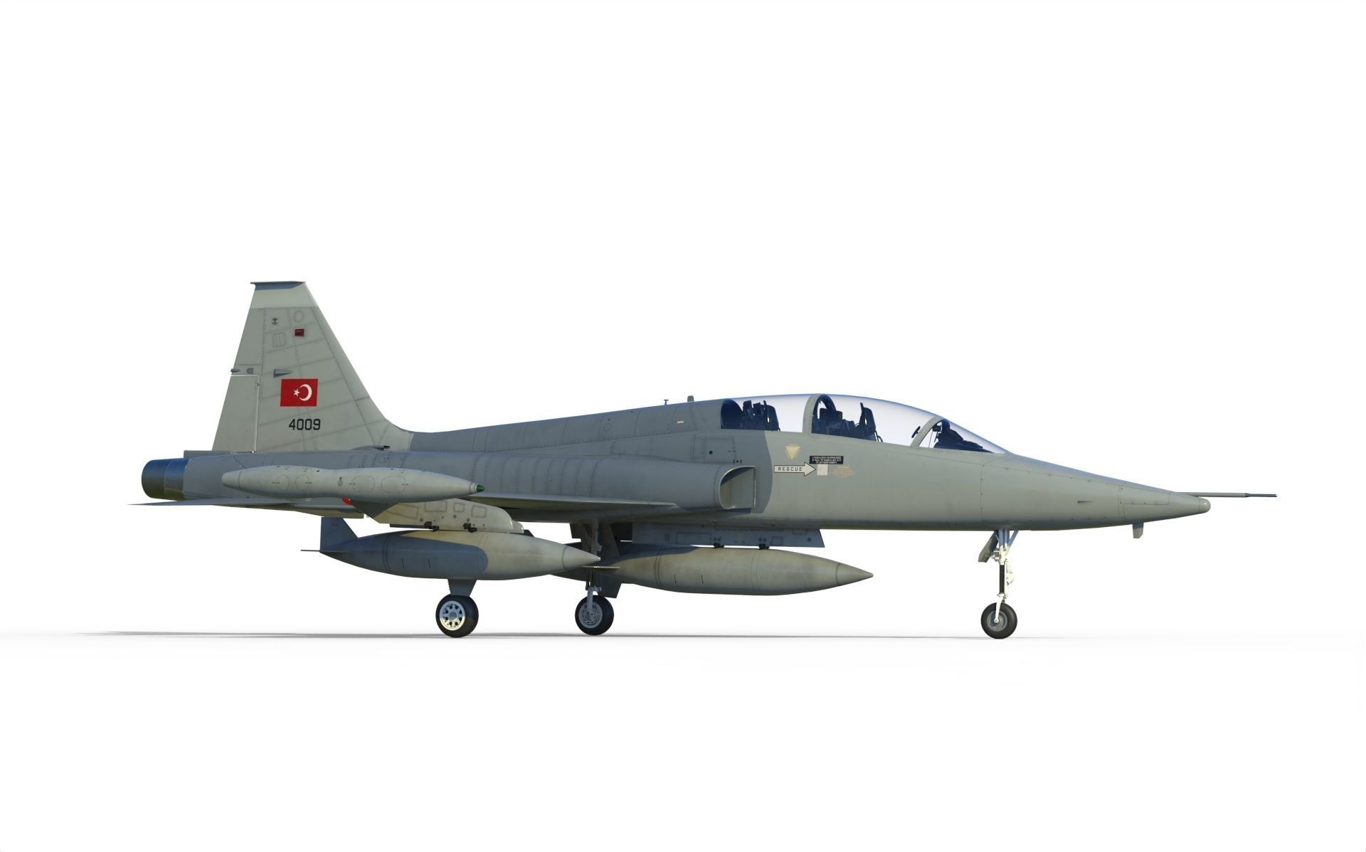 F-5B Freedom fighter 3D model | CGTrader
