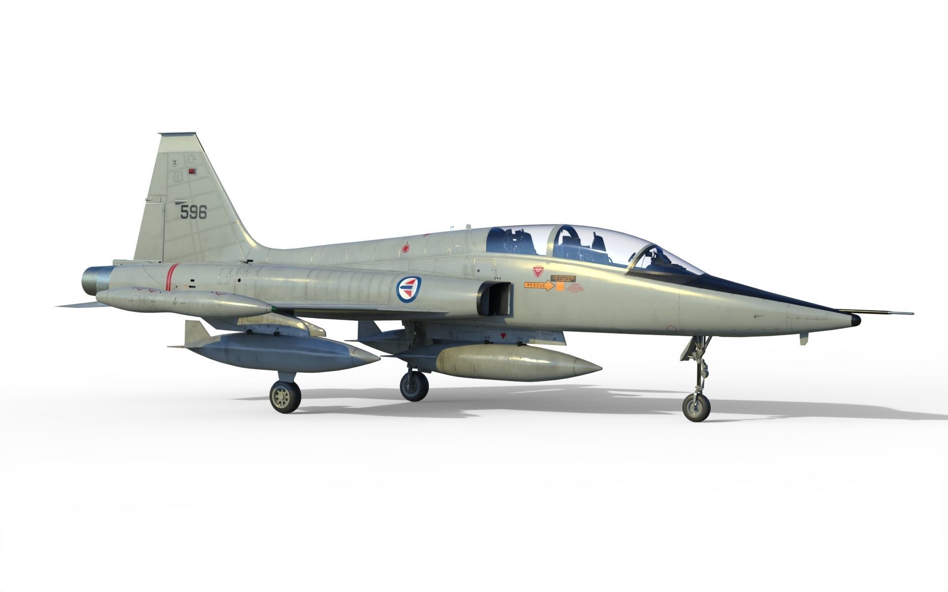F-5B Freedom fighter 3D model | CGTrader