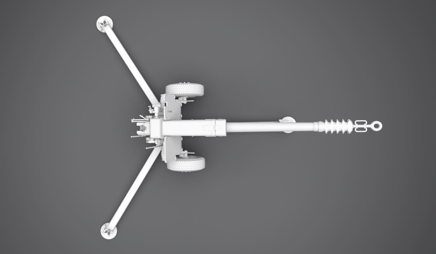 2A18 howitzer scale model 3D model 3D printable | CGTrader