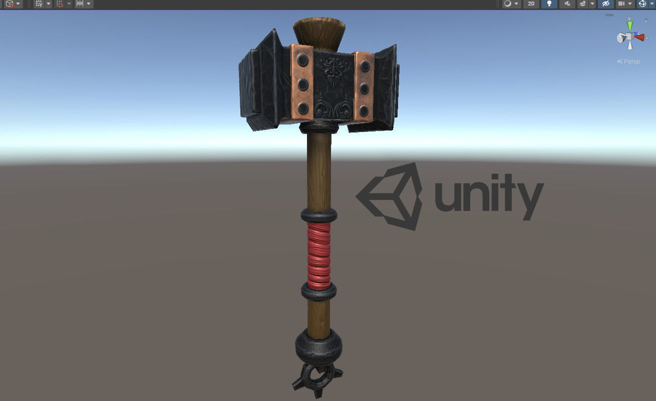Stylized Hammer V2 PBR Modeling free VR / AR / low-poly 3D model | CGTrader