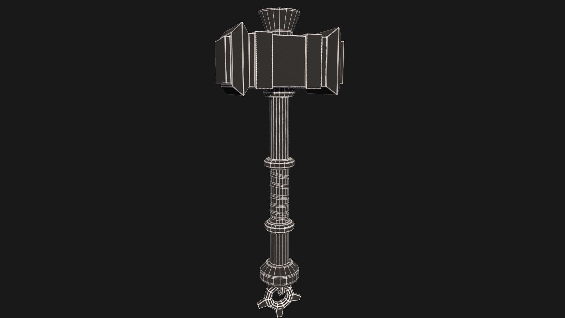 Stylized Hammer V2 PBR Modeling free VR / AR / low-poly 3D model | CGTrader