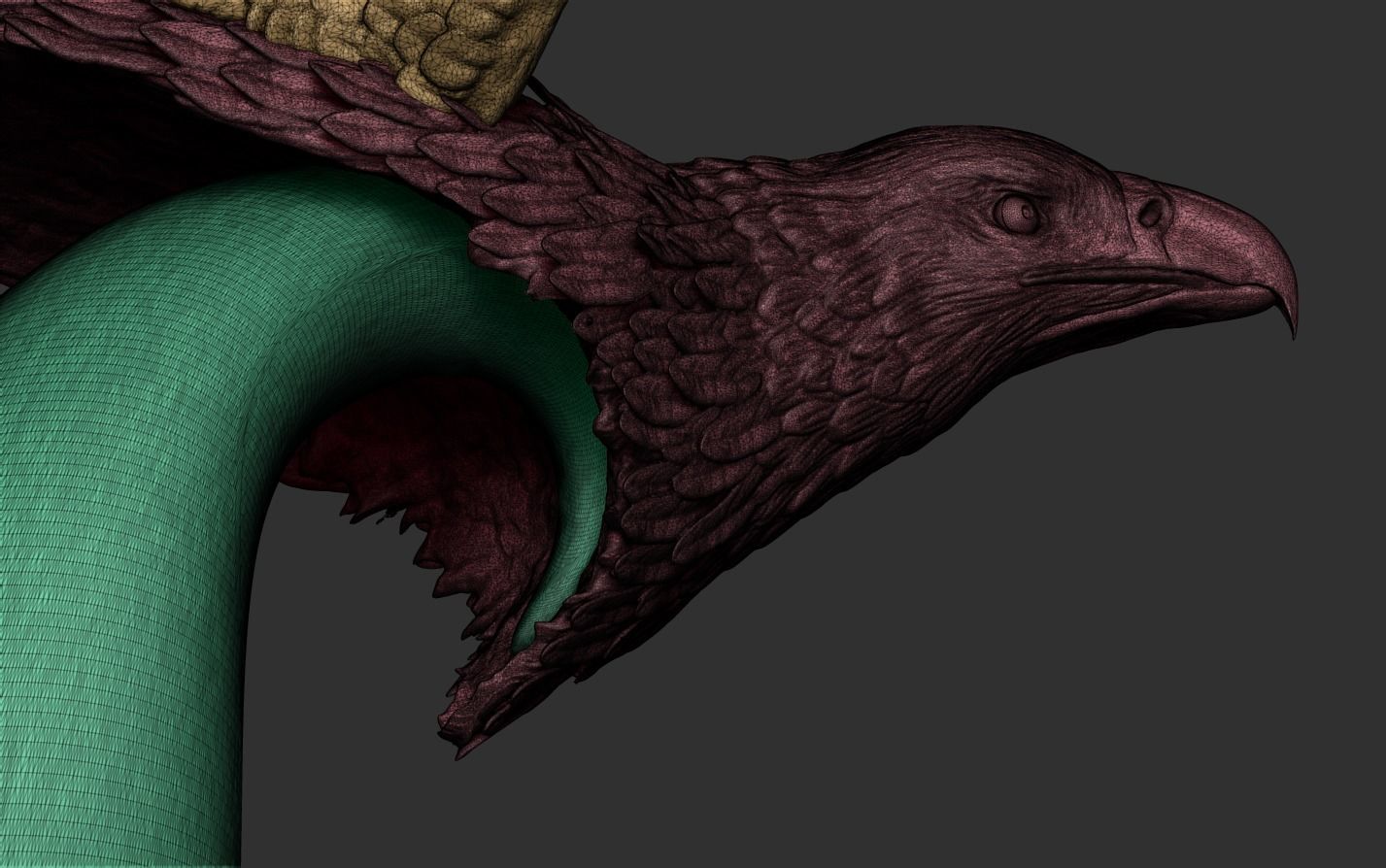 Eagle Flying 3D model 3D printable | CGTrader