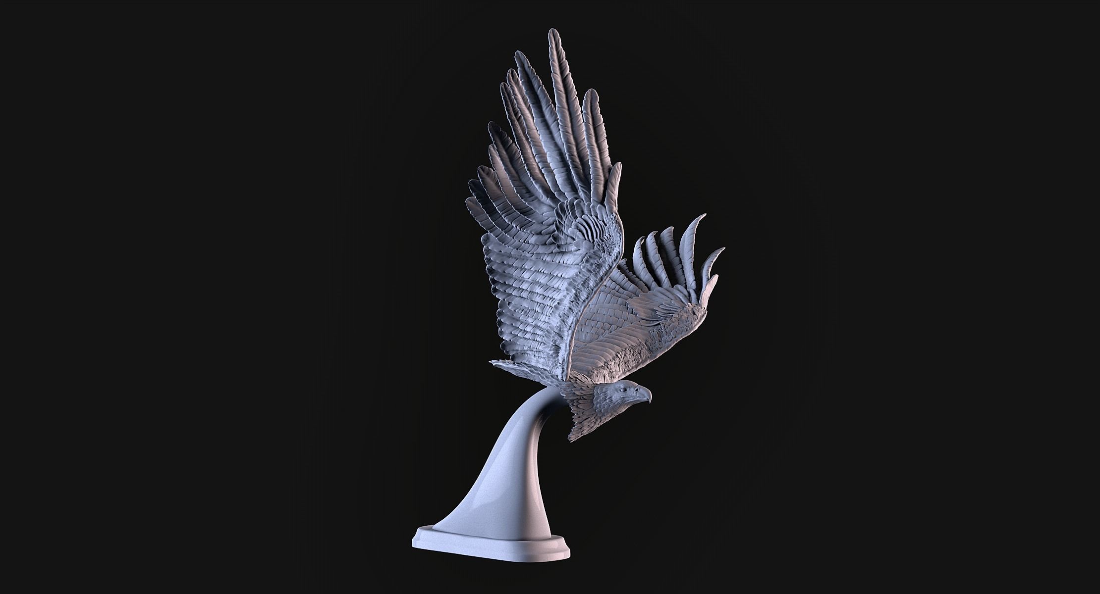 Eagle Flying 3D model 3D printable | CGTrader