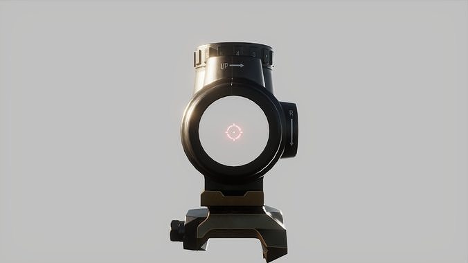 3D model Trijicon MRO Reflex Sight VR / AR / low-poly | CGTrader