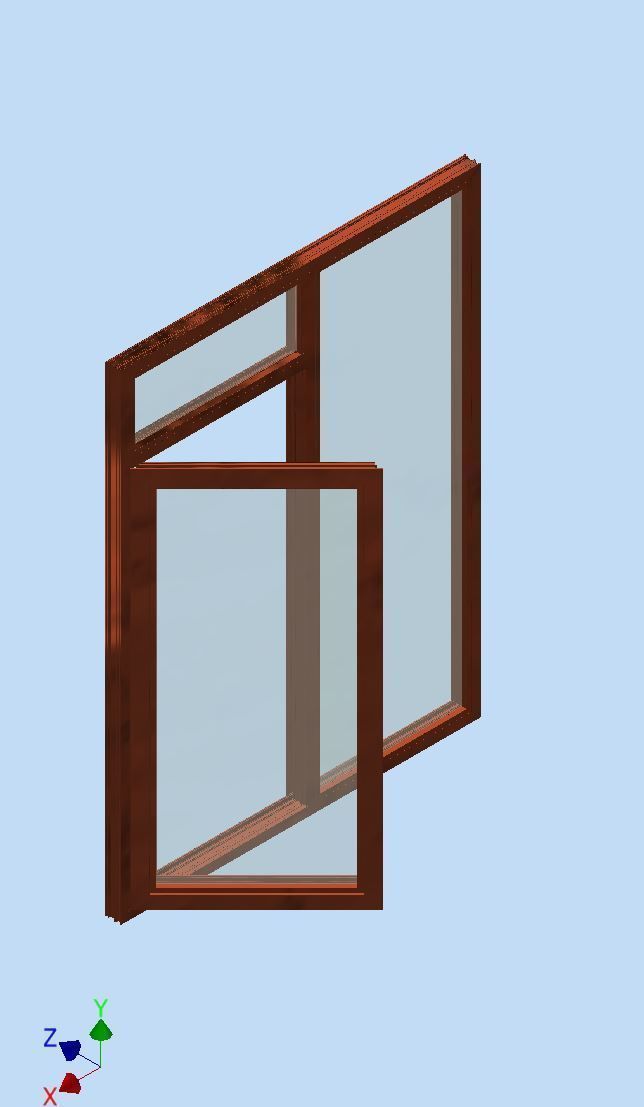 Aluminium extrusion frame assembly design for door and windows 3D model ...