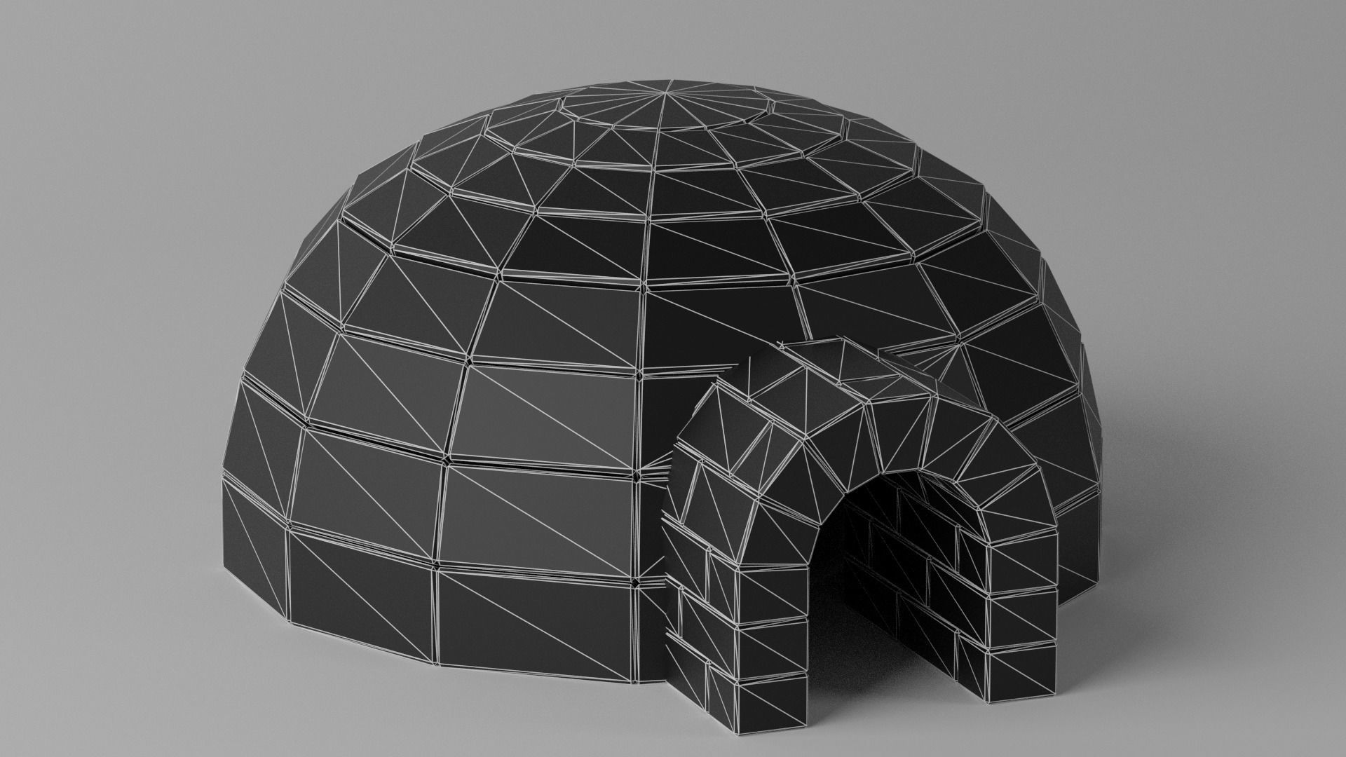 3D model Cartoon Igloo Canada 2 VR / AR / low-poly | CGTrader
