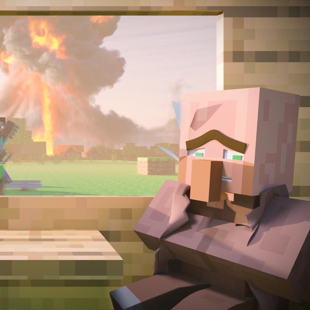 Minecraft Villager free VR / AR / low-poly 3D model rigged | CGTrader