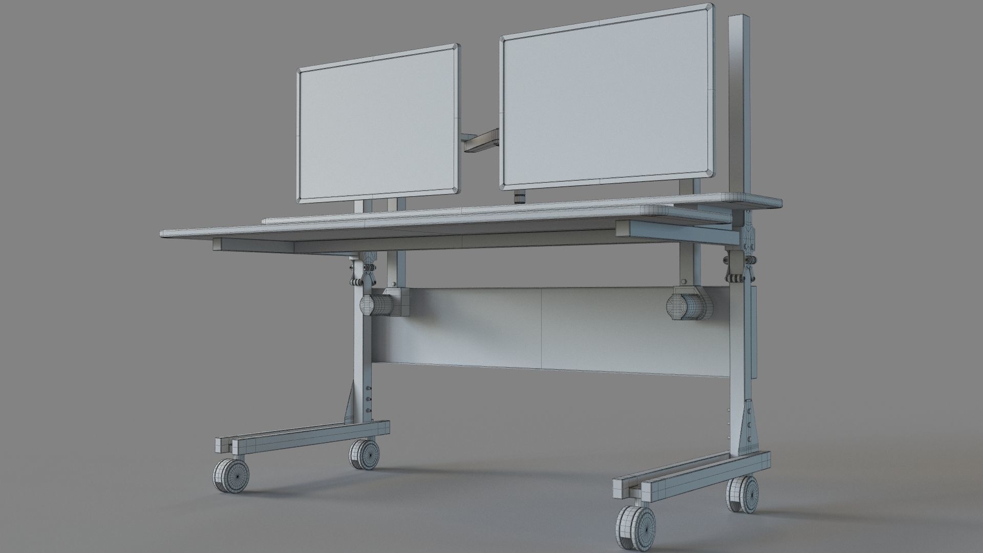Foundry Bench Standing Desk 3D model | CGTrader
