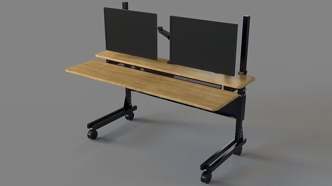 Foundry Bench Standing Desk 3D model | CGTrader