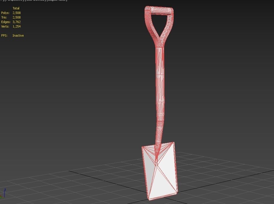 3D model Shovel 02 VR / AR / low-poly | CGTrader