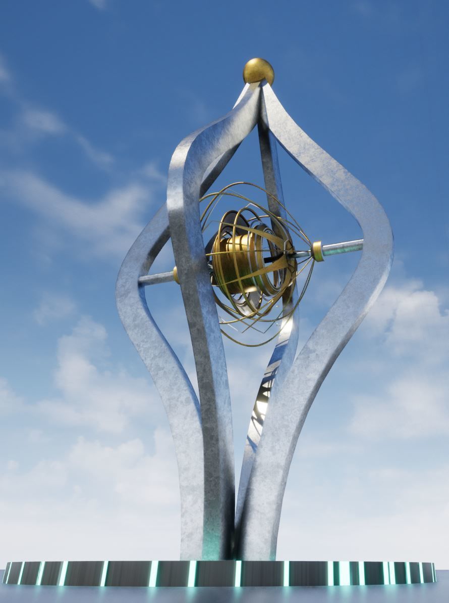 3D model Sci-fi time machine VR / AR / low-poly | CGTrader