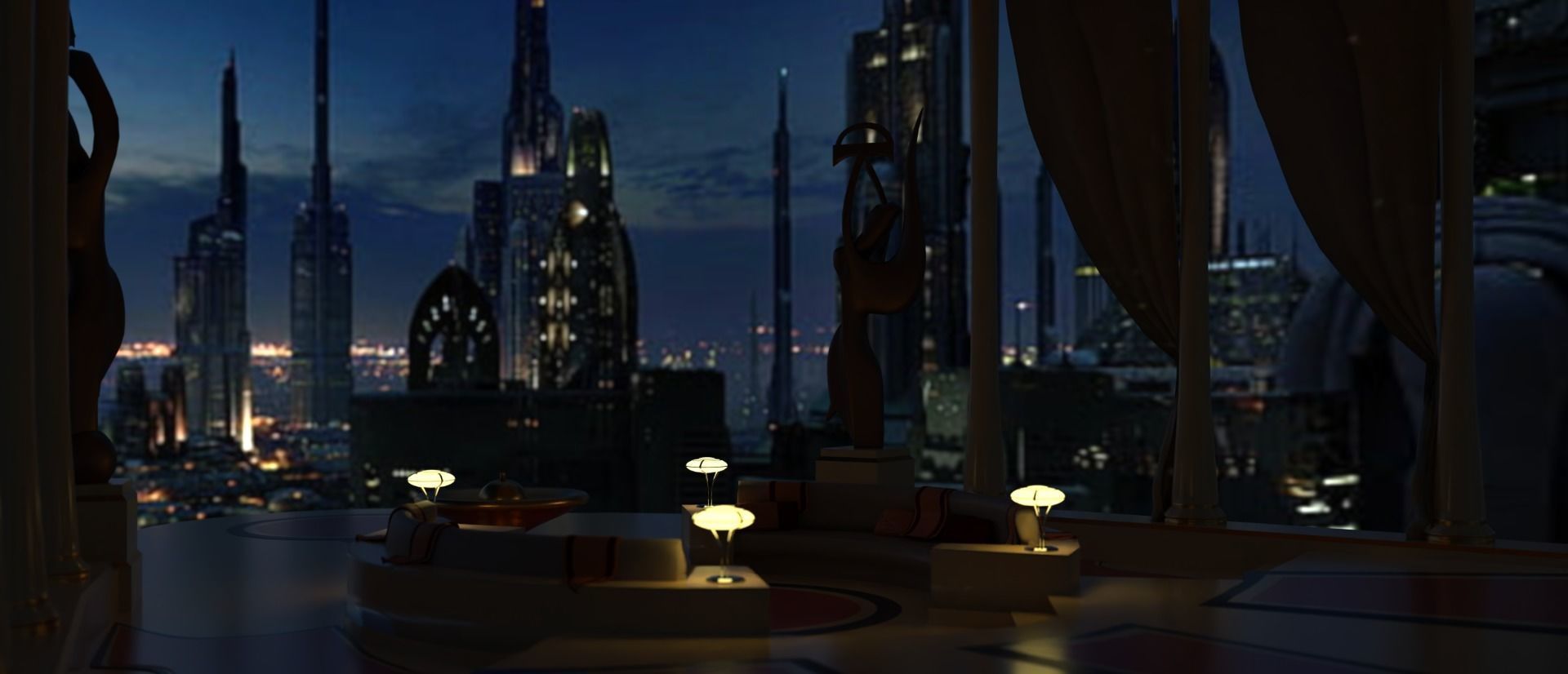 3D model Anakin and Padmes Apartment VR / AR / low-poly | CGTrader