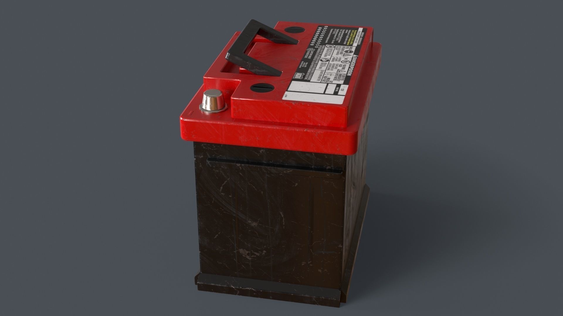 3D model Car Battery VR / AR / low-poly | CGTrader