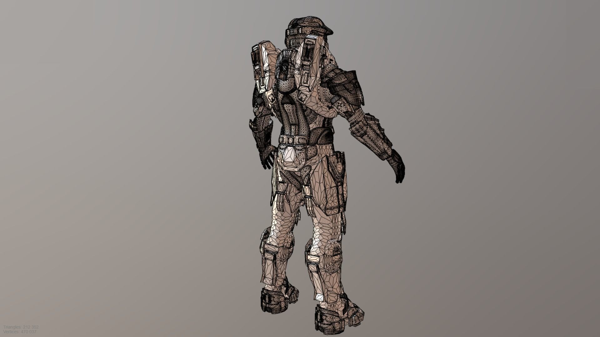 3D model HALO MASTER CHIEF PBR VR / AR / low-poly | CGTrader
