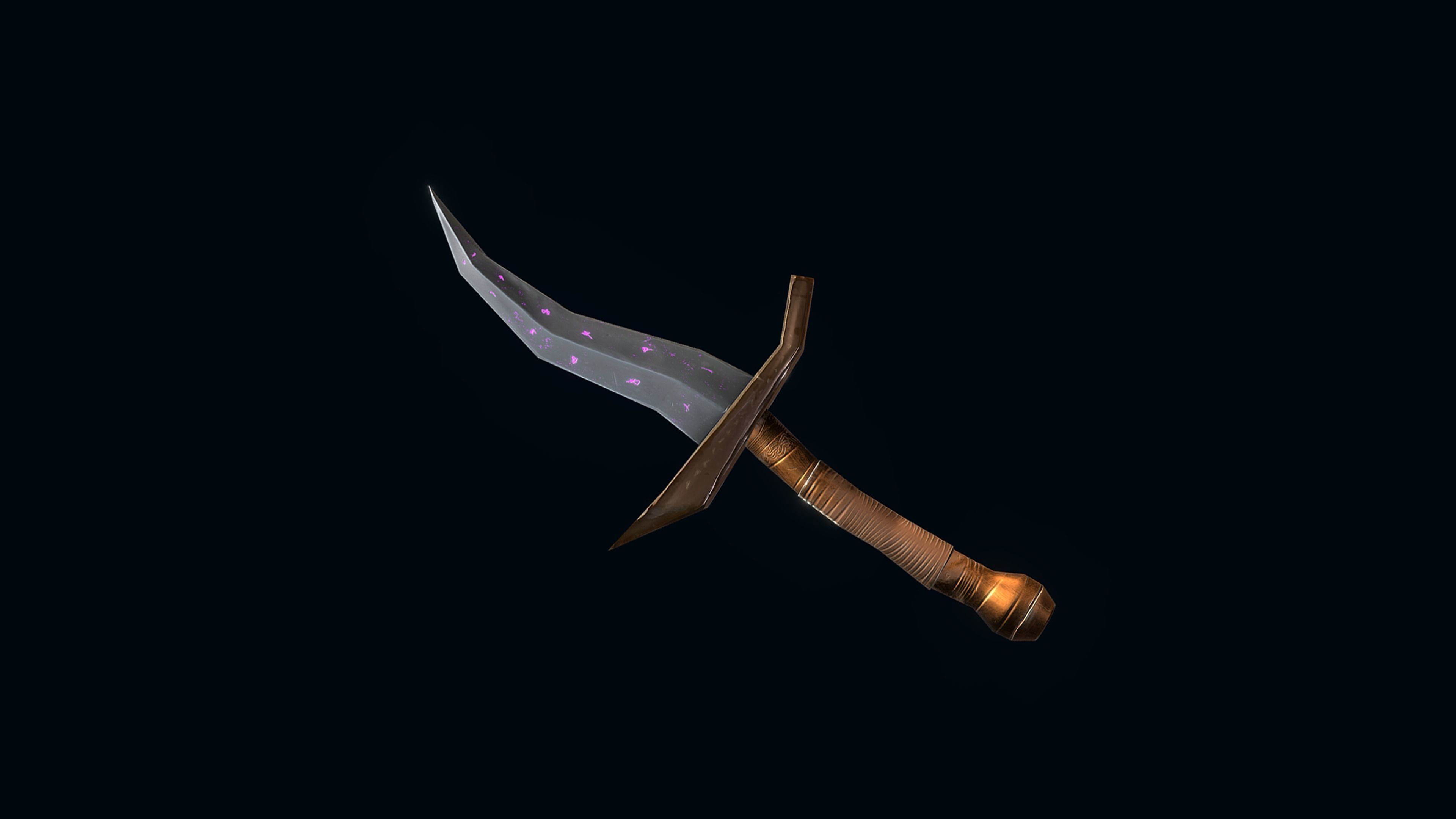 3D model Stylized PBR Daggers Pack VR / AR / low-poly | CGTrader