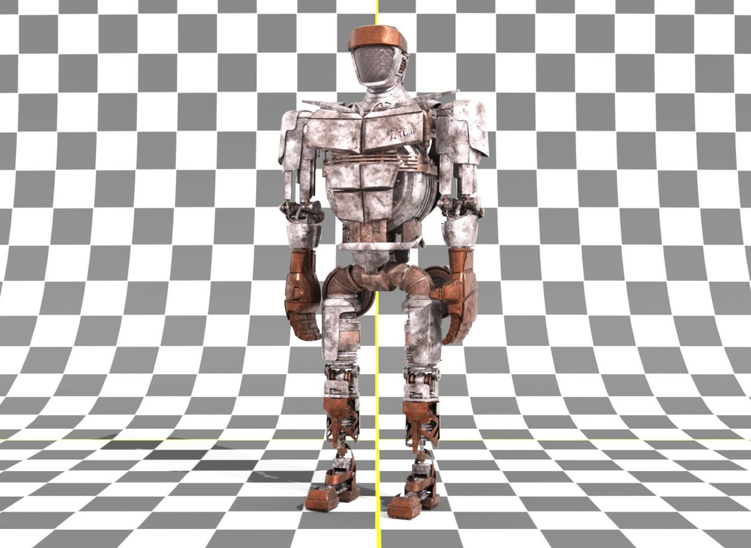 ATOM Robot 3D model rigged | CGTrader