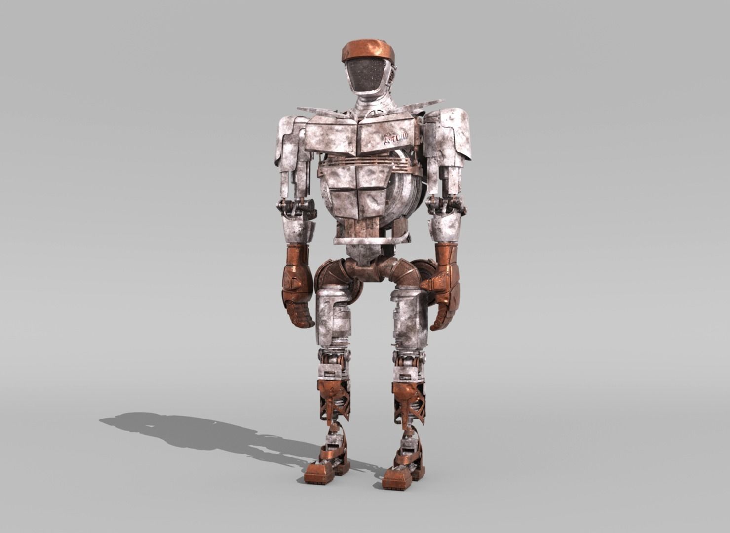 ATOM Robot 3D model rigged | CGTrader