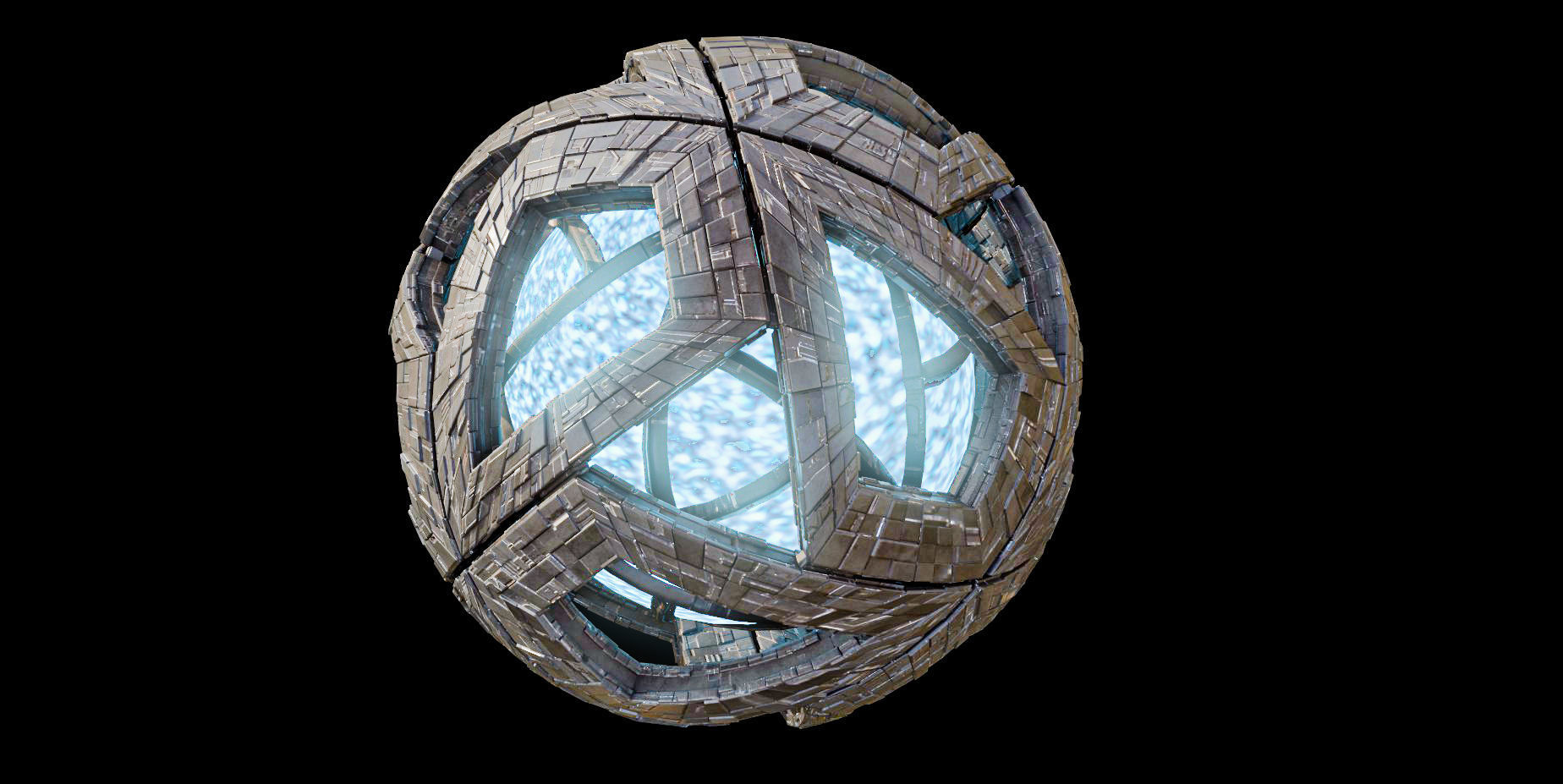 3D model Star Core Space Station alRihla VR / AR / low-poly | CGTrader