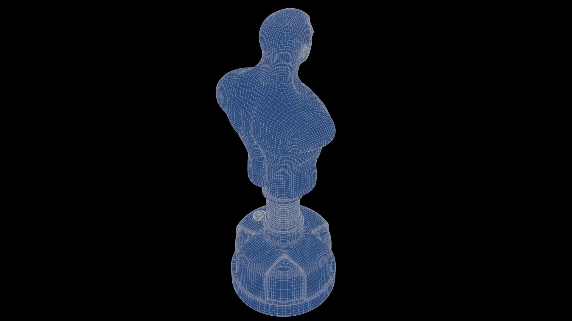 Punching Mannequin 3D model | CGTrader