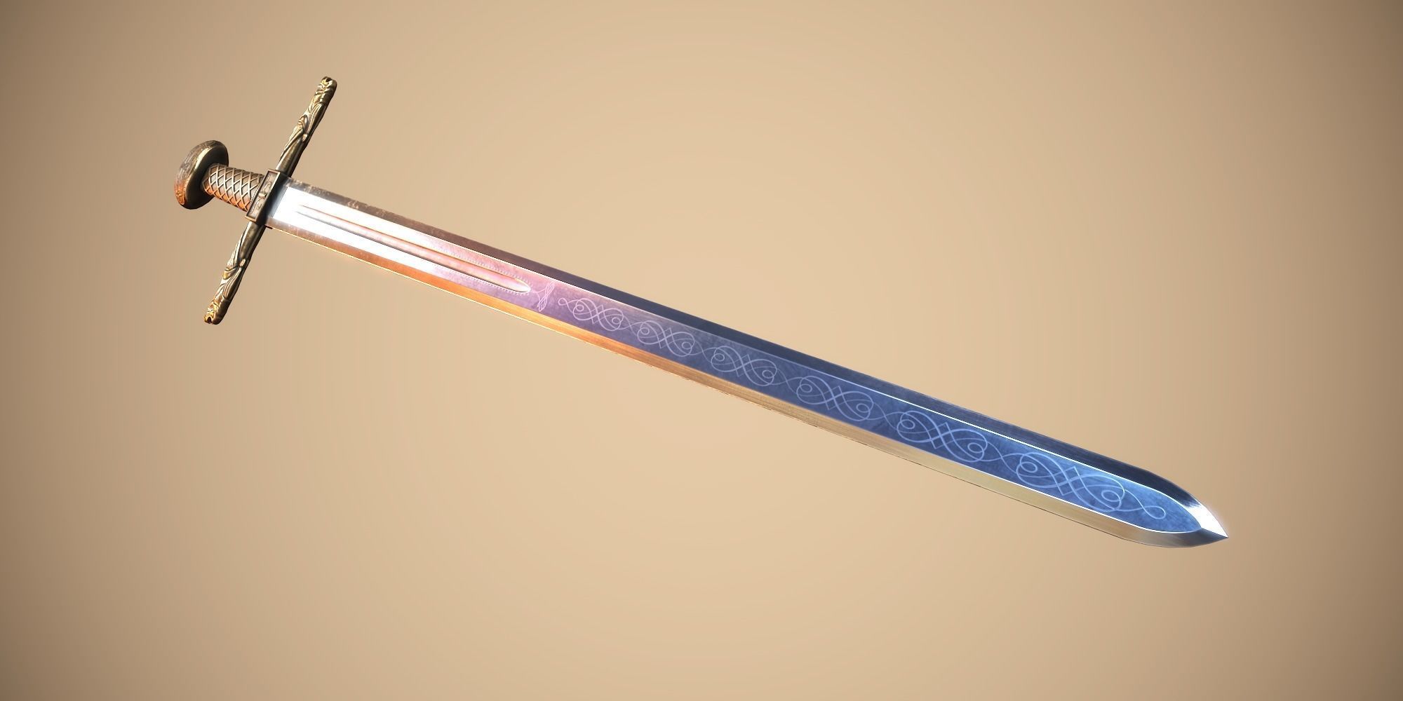 3D model Joyeuse Sword VR / AR / low-poly | CGTrader