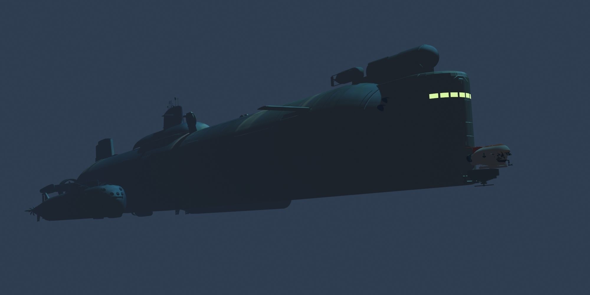 OKEANOS the mega sub 3D model | CGTrader