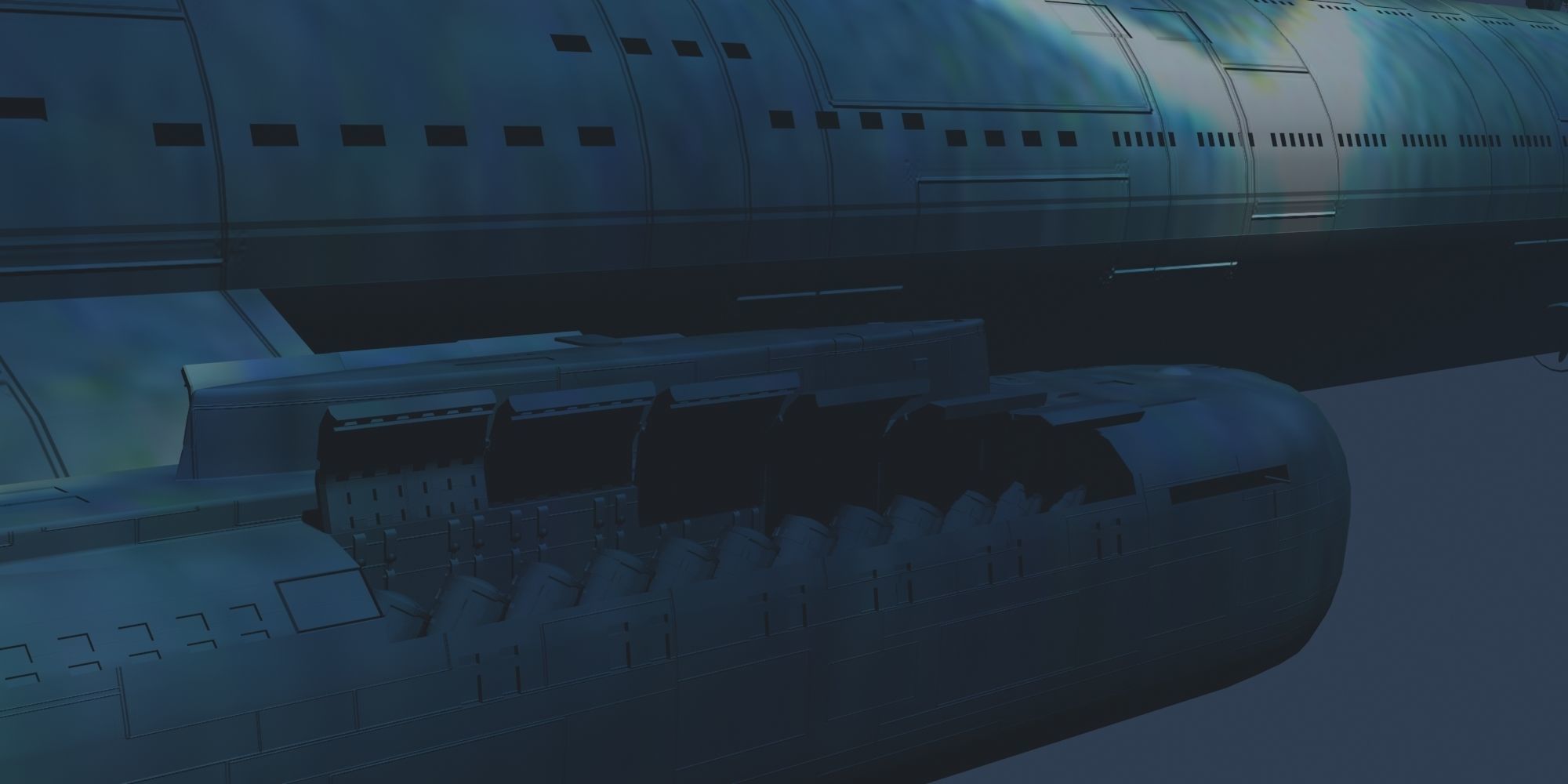 OKEANOS the mega sub 3D model | CGTrader