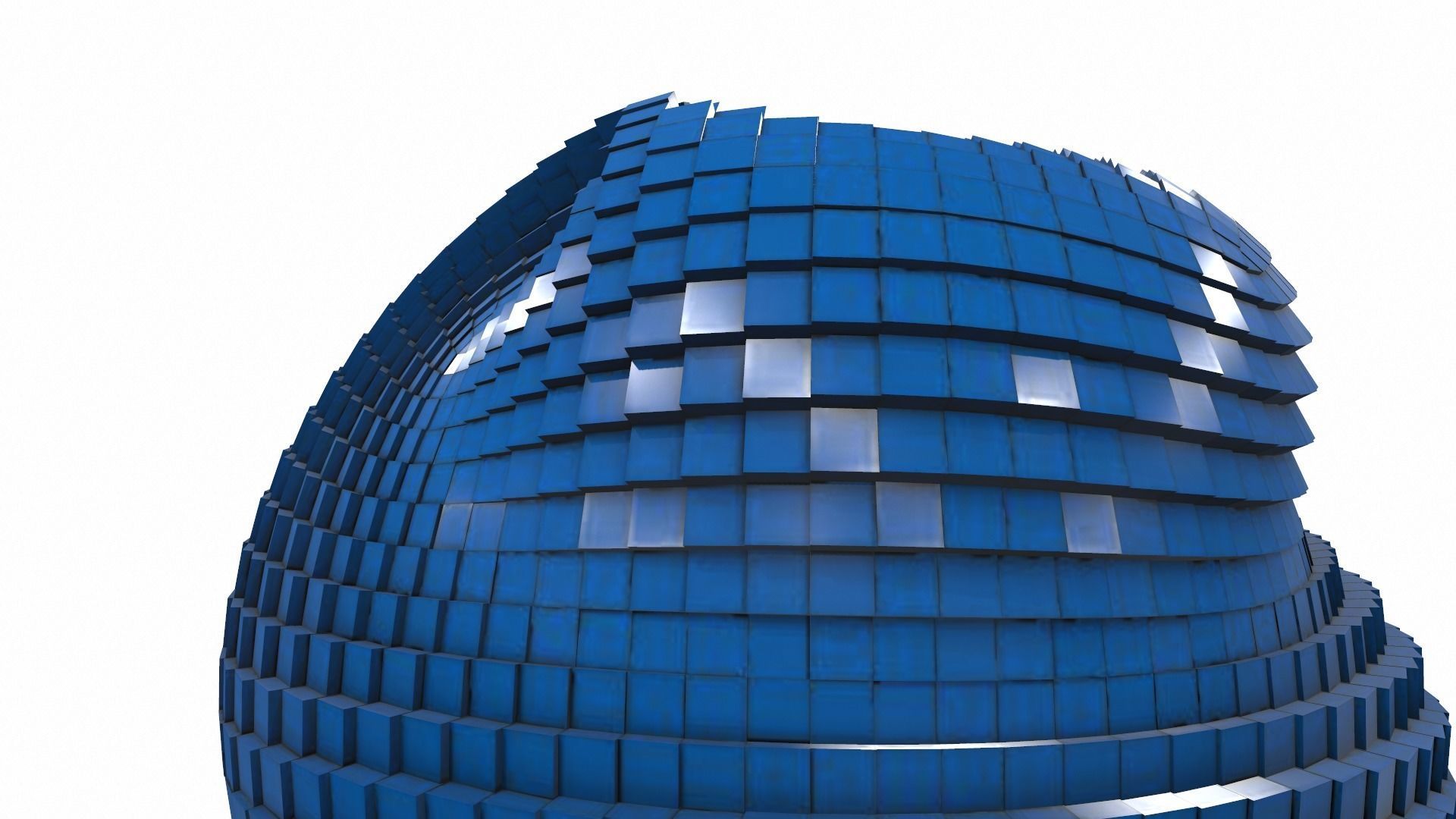 Abstract geometric sphere 1d 3D model | CGTrader