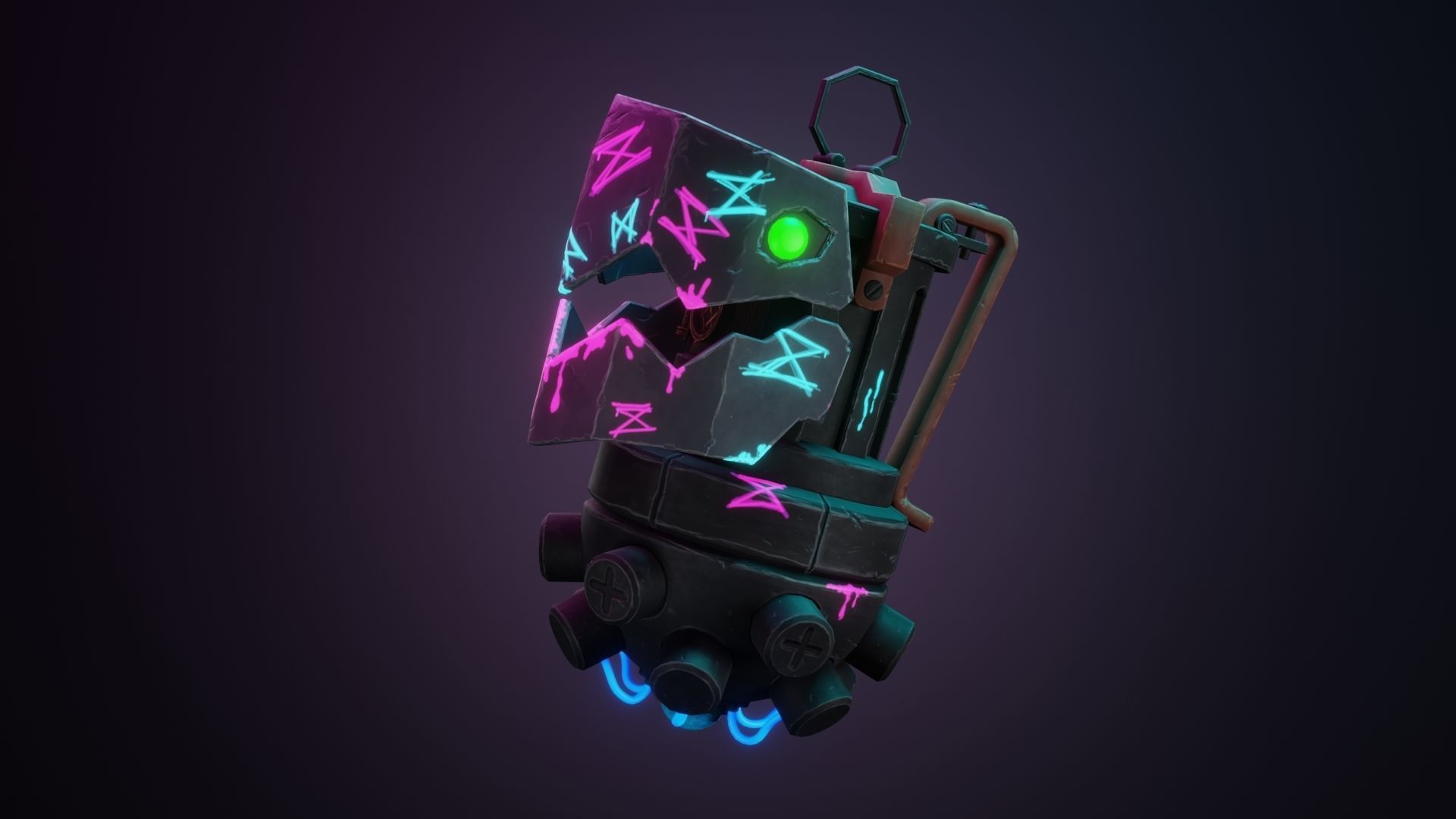 3D model Arcane Jinx BOMB Grenade game-ready VR / AR / low-poly | CGTrader