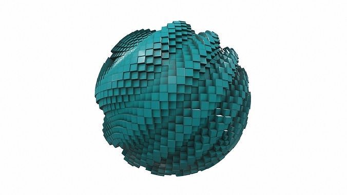 Abstract geometric sphere 5d 3D model | CGTrader