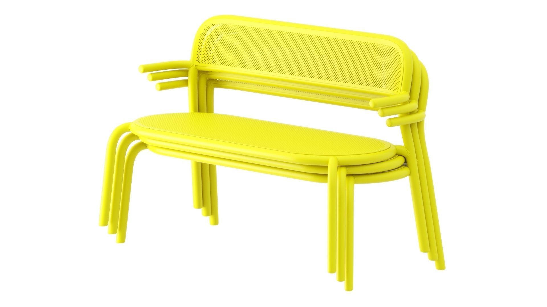 Fatboy toni bankski bench 3D model | CGTrader