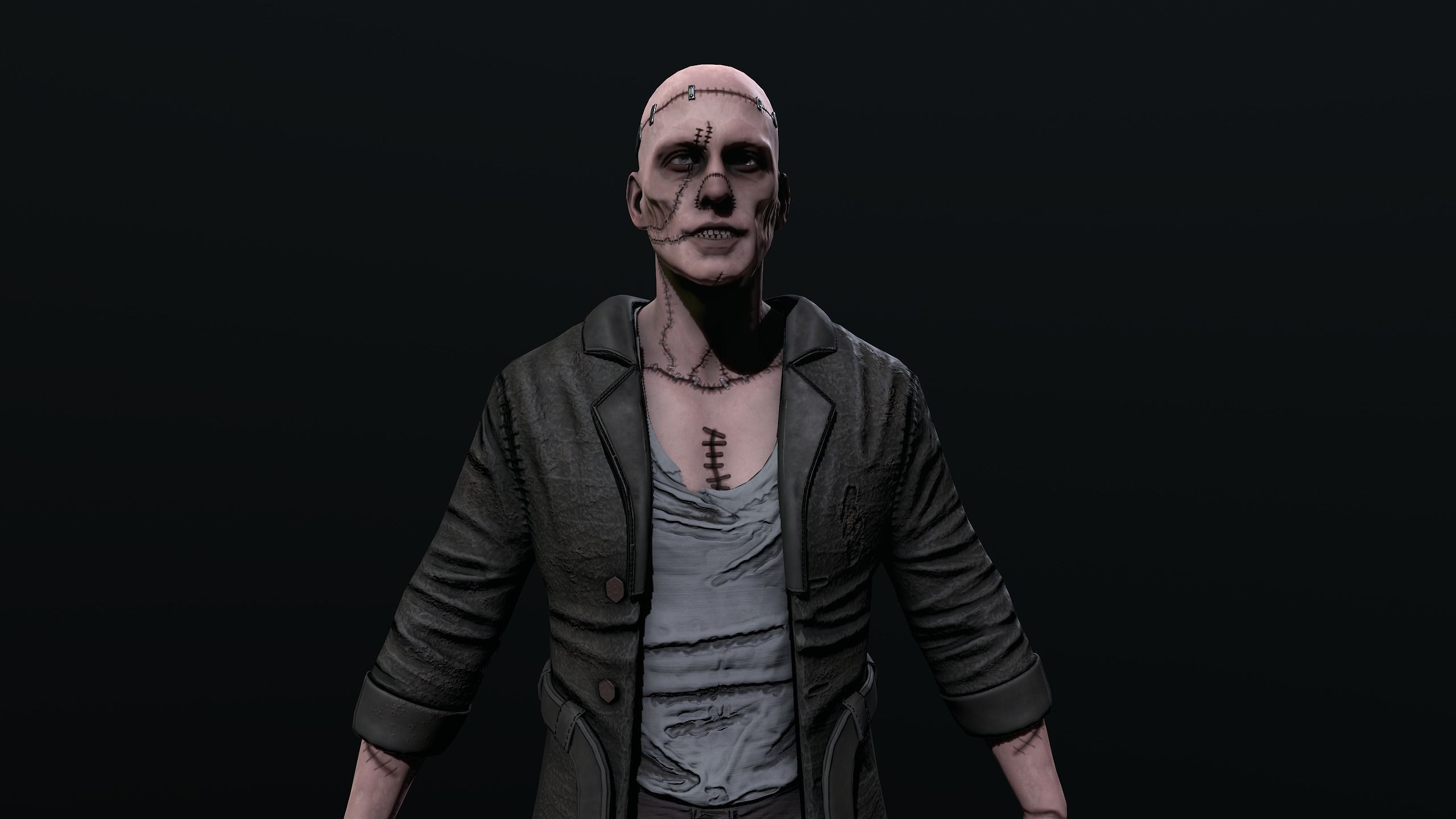 3D model Frankenstein VR / AR / low-poly | CGTrader