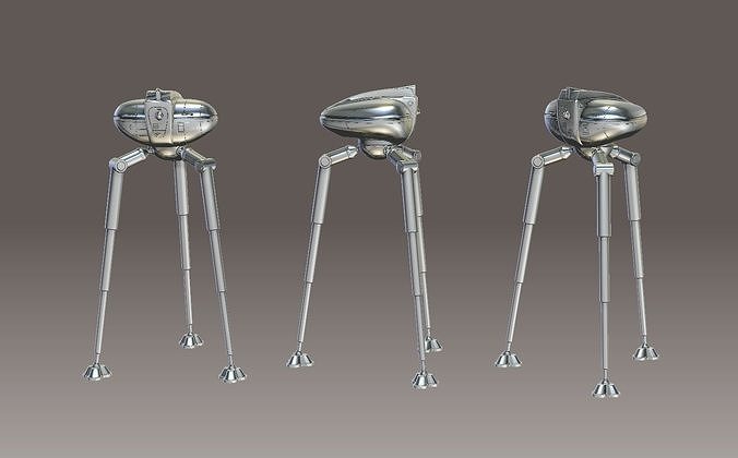 The Tripods 3D model 3D printable | CGTrader