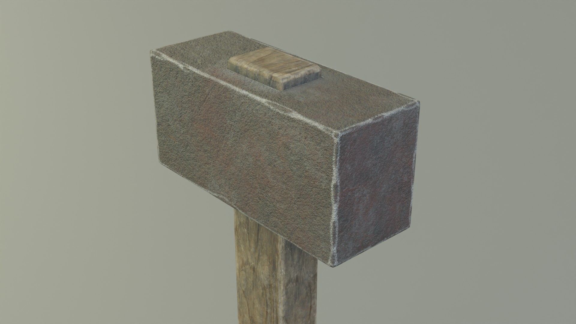 3D model old blacksmith hammer VR / AR / low-poly | CGTrader