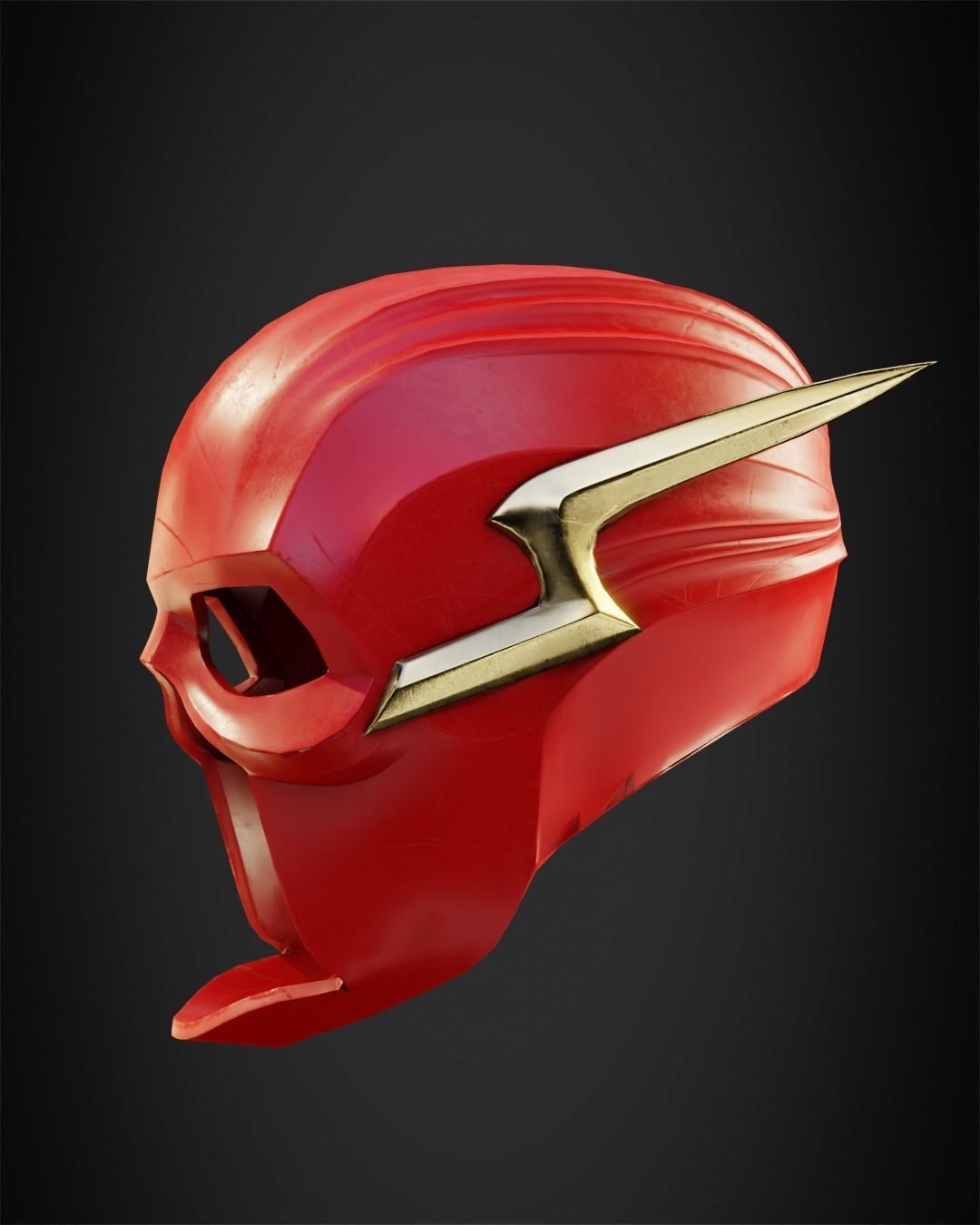 Flash Helmet for Cosplay 3D model 3D printable | CGTrader