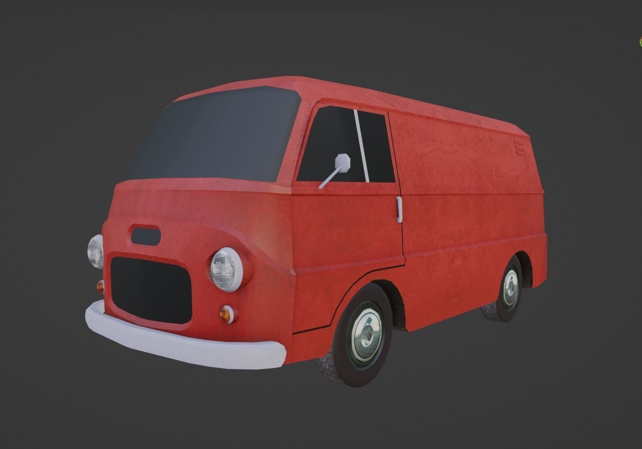 3D model Fiat 1100 T VR / AR / low-poly | CGTrader